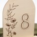 Boho Table Numbers and Table Decor, Wood Table Numbers, Acrylic Table ...