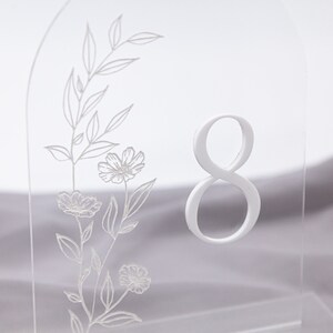 Boho Table Numbers and Table Decor, Wood Table Numbers, Acrylic Table ...