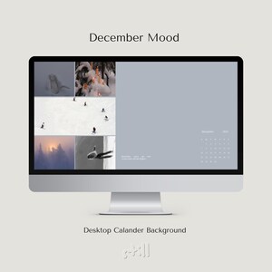 December 2025 Desktop Wallpaper Calendar – Mood Board - Etsy UK