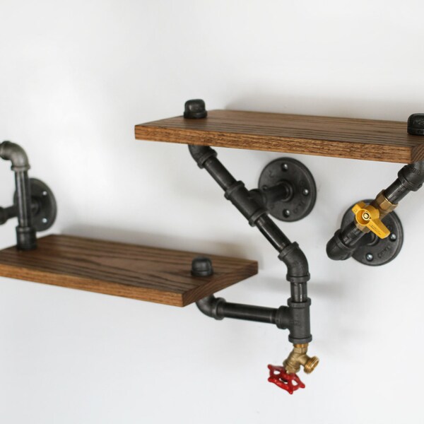Black Pipe Shelf - Etsy