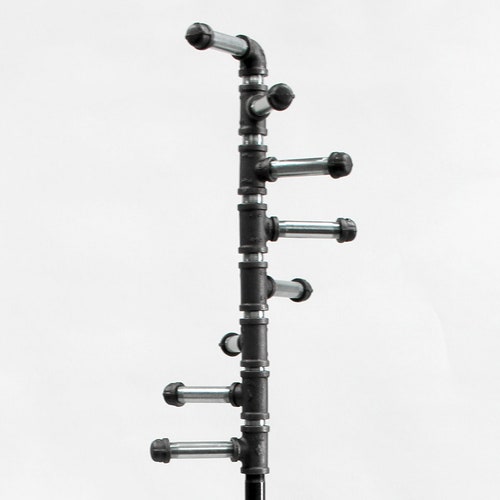 Black Pipe Coat Rack Industrial Style Free Standing Metal - Etsy Canada
