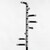 Black Pipe Coat Rack Industrial Style Free Standing Metal Spiral Coat ...
