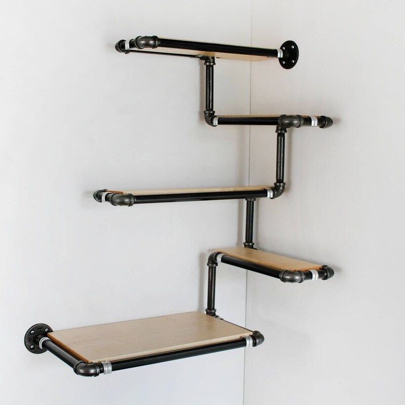 Corner Pipe Shelf - Etsy