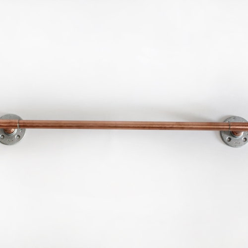 Towel Rack in Polished Copper. Bathroom Accessory. Towel - Etsy