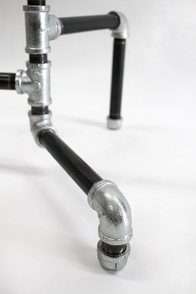 Mixed Metal Pipe Coat Rack Free Standing Industrial Spiral | Etsy