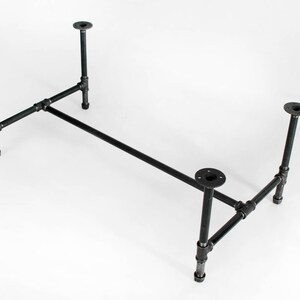 Black Pipe Table Base 3/4 Coffee Table Legs DIY Stand | Etsy