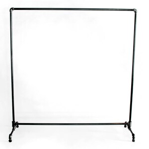 Black Iron Pipe Clothing Rack Customizable Industrial Clothes - Etsy Canada