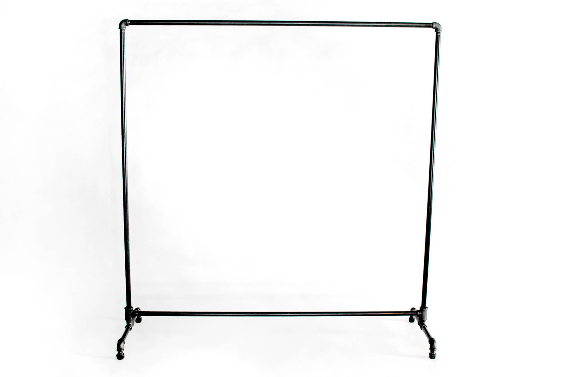Black Iron Pipe Clothing Rack Customizable Industrial Clothes - Etsy Canada