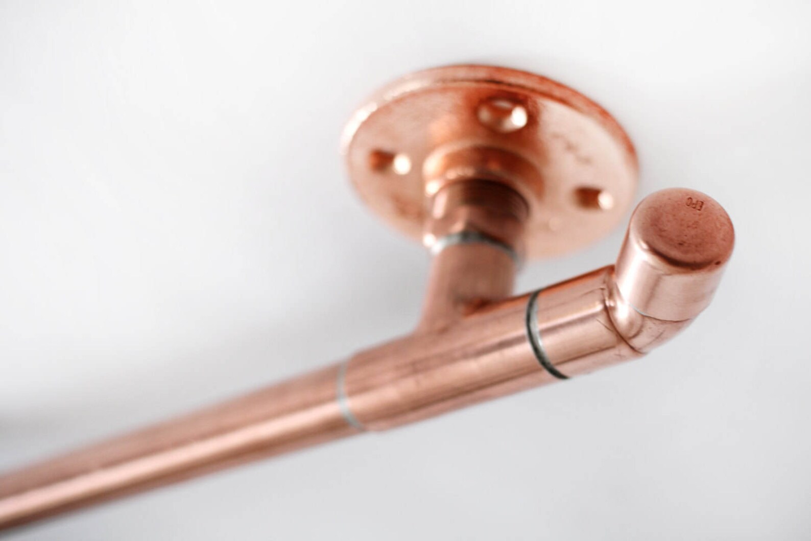 Polished Copper Towel Rack. Bathroom Accessory. Full Size - Etsy