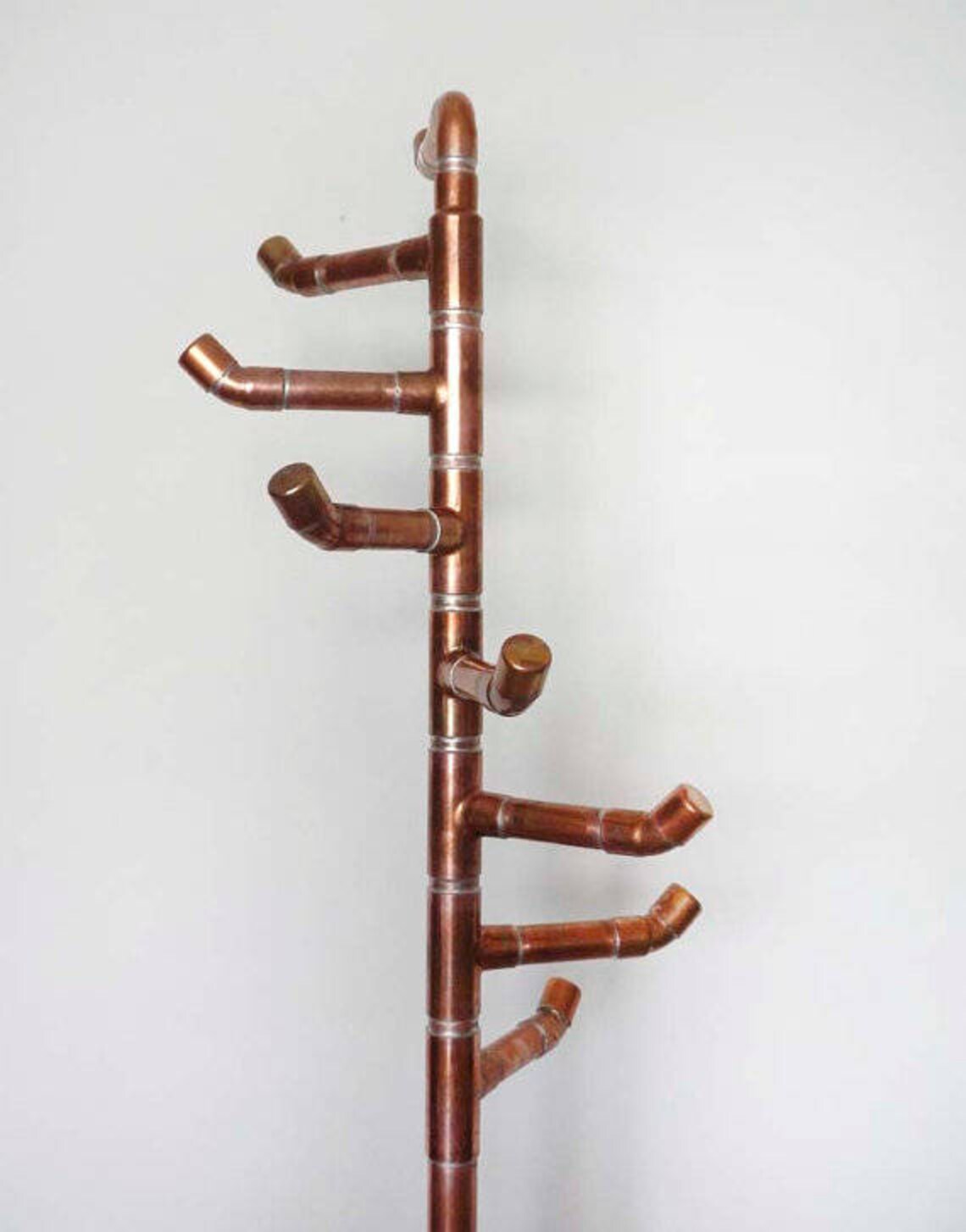Copper Pipe Coat Rack Free Standing Coat Tree Crafted With - Etsy