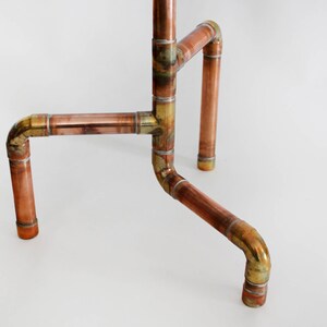 Copper Pipe Coat Rack, Free Standing, Coat Tree Crafted With Extra ...