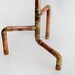 Copper Pipe Coat Rack, Free Standing, Coat Tree Crafted With Extra ...