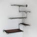 Black Pipe Coat Rack Industrial Style Free Standing Metal Spiral Coat ...