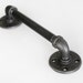 Multifunctional Black Iron Pipe Handle. 7, 9, 12, 15 Available. Door ...