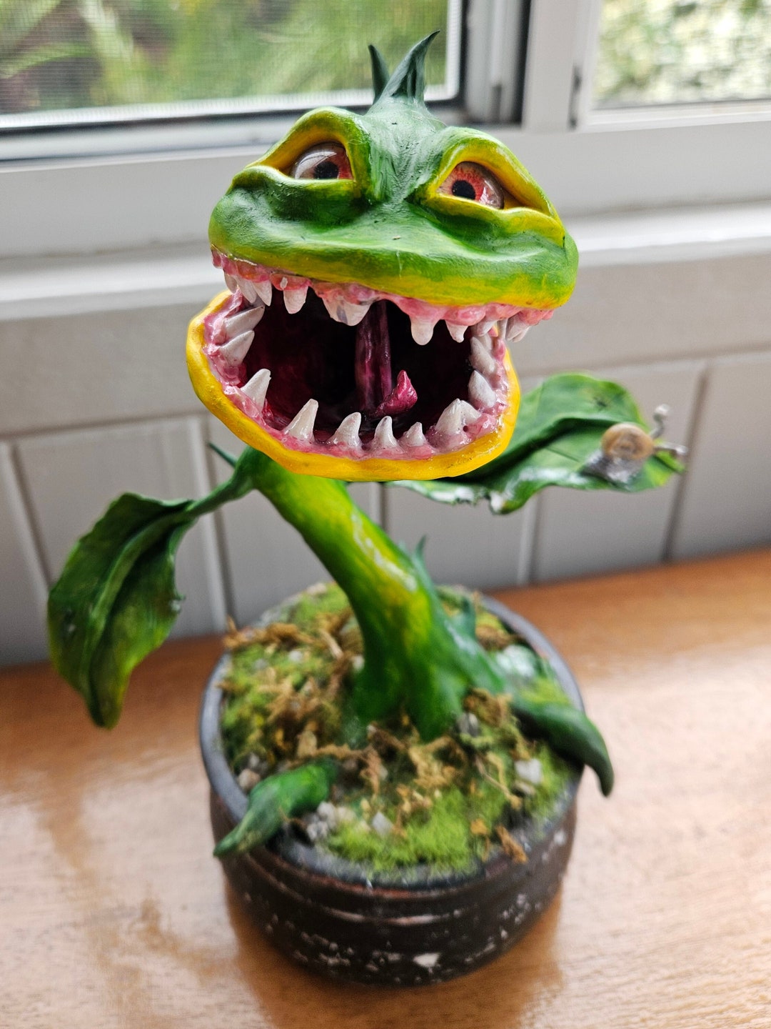 Monster Venus Fly Trap Plant. Handmade OOAK Sculpture Carnivorous Man ...
