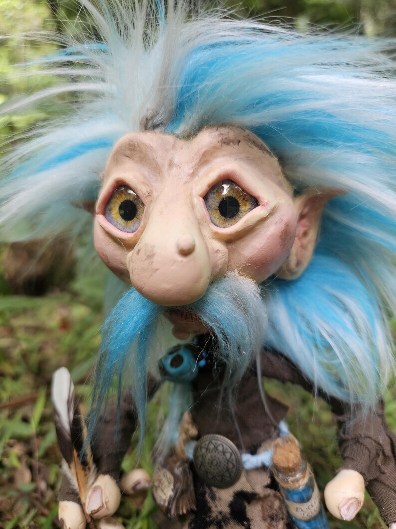 Selix is a Poseable, Handmade Polymer Clay OOAK Magic Witch Wizard ...