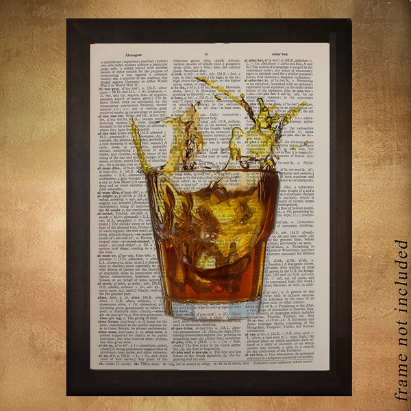 Whiskey Print - Etsy