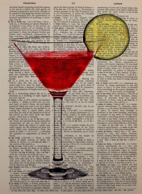 Cosmo Dictionary Art Print Cosmopolitan Drink Vodka Alcohol - Etsy