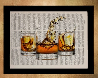 Whiskey Print - Etsy