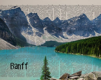 The Chateau at Lake Louise Banff National Park Watercolor Print - Etsy ...