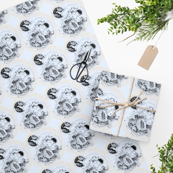 Ponyo Wrapping Paper - Etsy