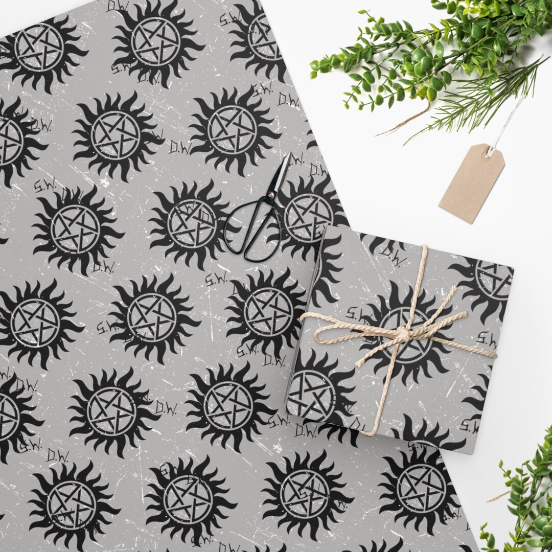 Unique Gift Wrapping Supernatural Merch Wrapping Paper - Etsy