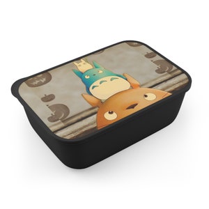 Totoro Inspired Bento Box With Band and Utensils - Etsy