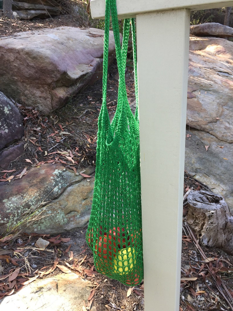 Crochet Pattern for Classic String Bag Market Bag Shopping - Etsy