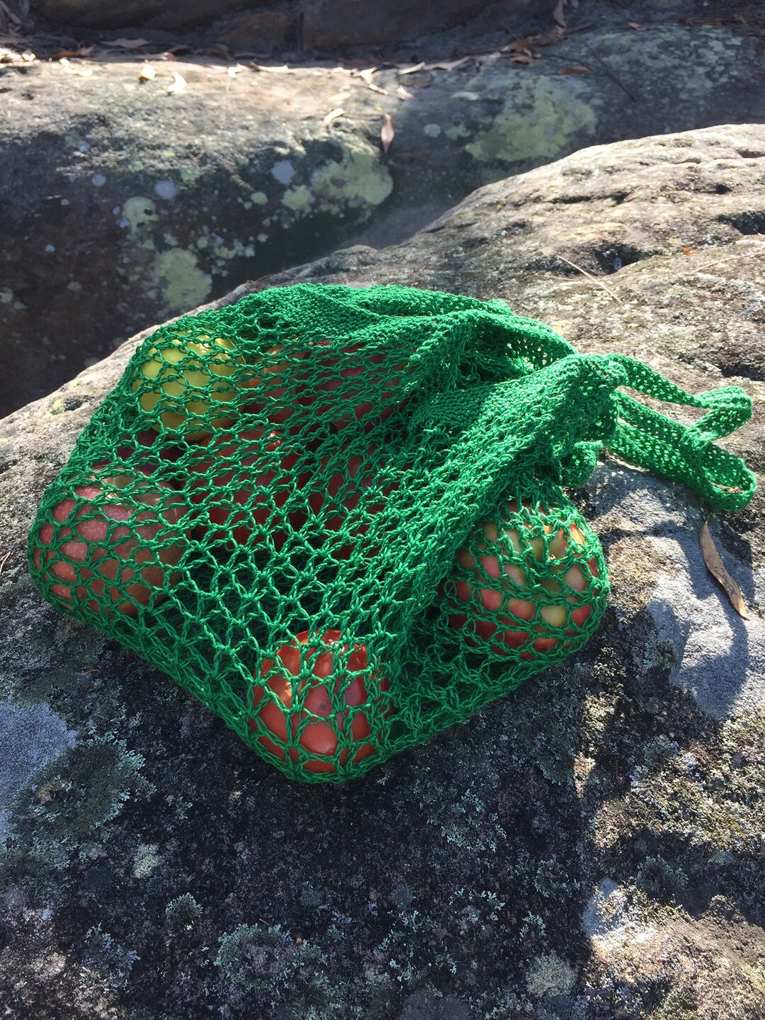 Crochet Pattern for Classic String Bag – Market Bag – Shopping Bag ...