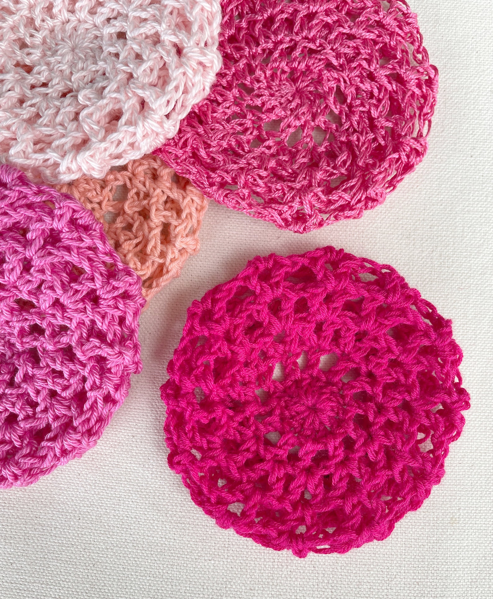 Pink Bun Covers – Ballet Bun Cover - Crochet Bun Cover - Bun Covers ...