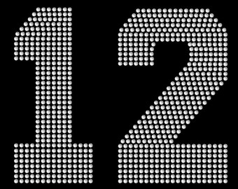 Rhinestone Numbers | Etsy