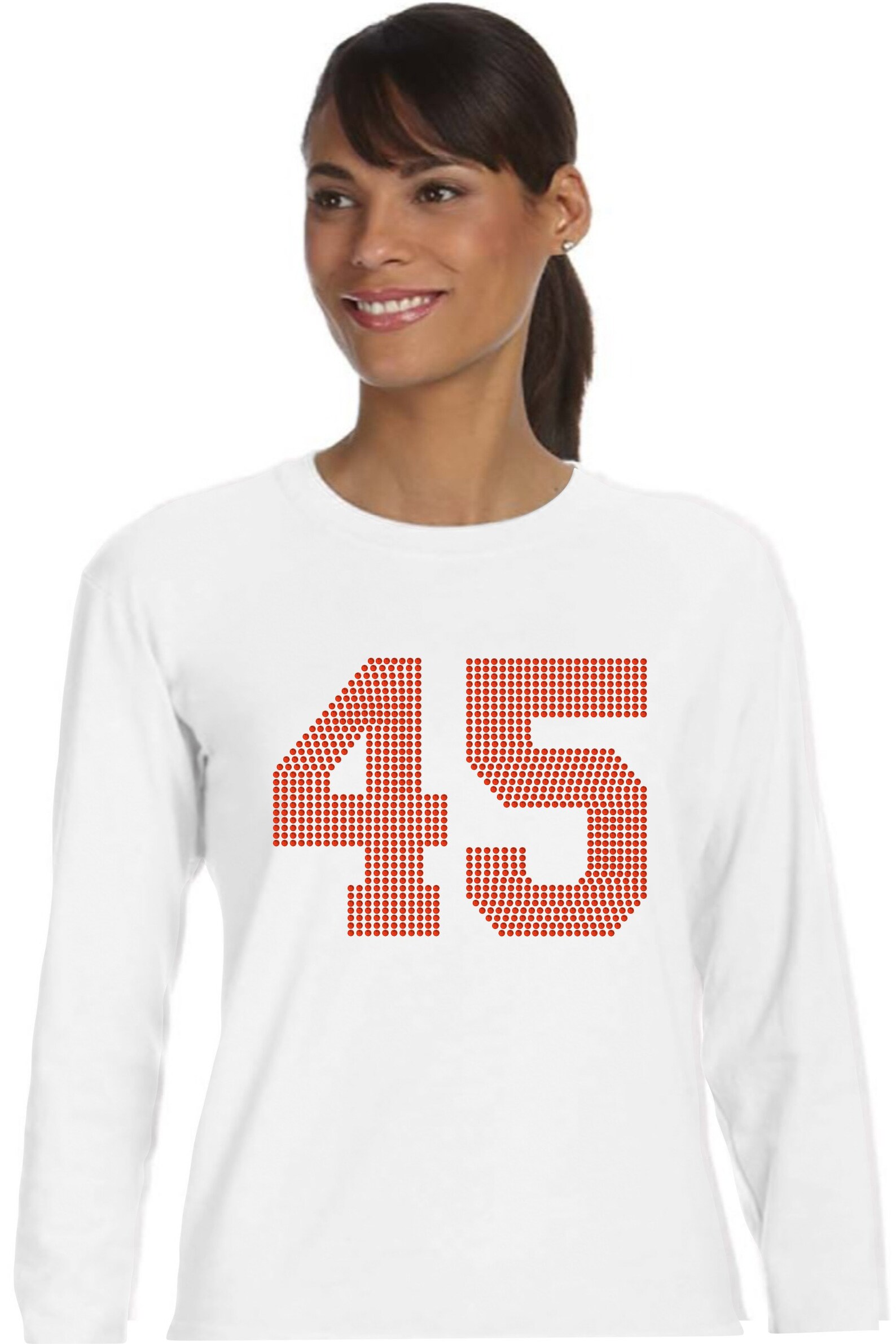 6 Iron On Jersey Numbers Iron On Rhinestone Numbers Etsy