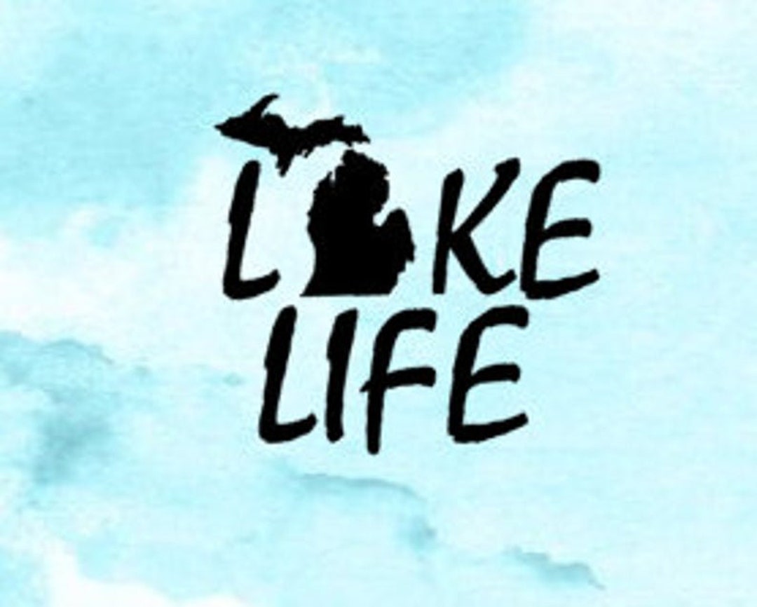 Lake Life Michigan Decal - Etsy