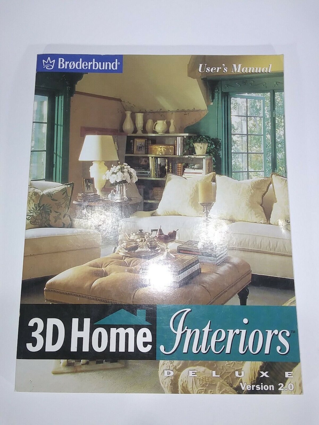 Broderbund 3D Home Interiors Deluxe Version 2.0 Program User's Manual ...