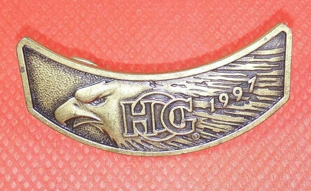 1997 HOG Harley Davidson Owners Group Pin Badge Jacket Wings Rocker - Etsy