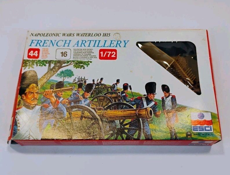 VTG ESCI 1/72 Napoleonic Wars Waterloo 1815 French Artillery 234 Open ...