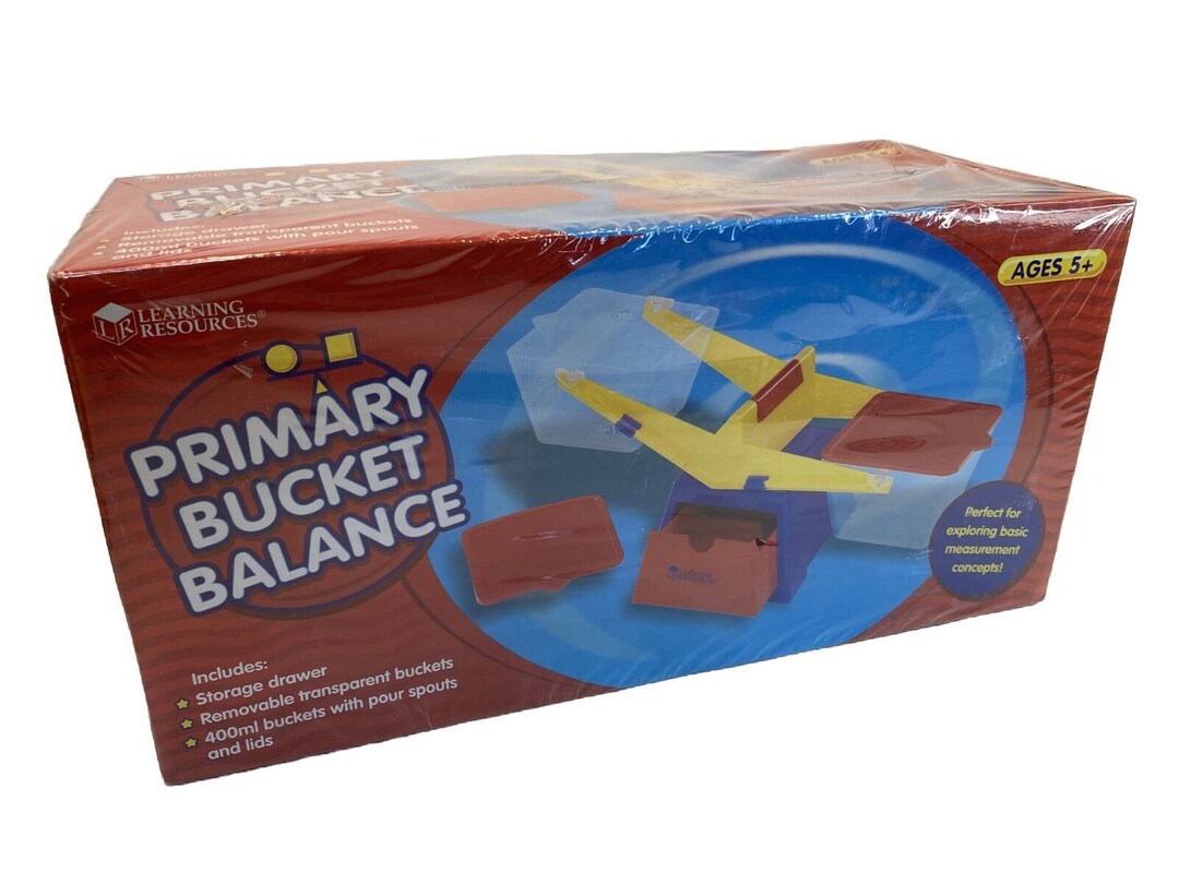 Learning Resources Primary Bucket Balance for Exploring Basic Measurement Ideas - Etsy