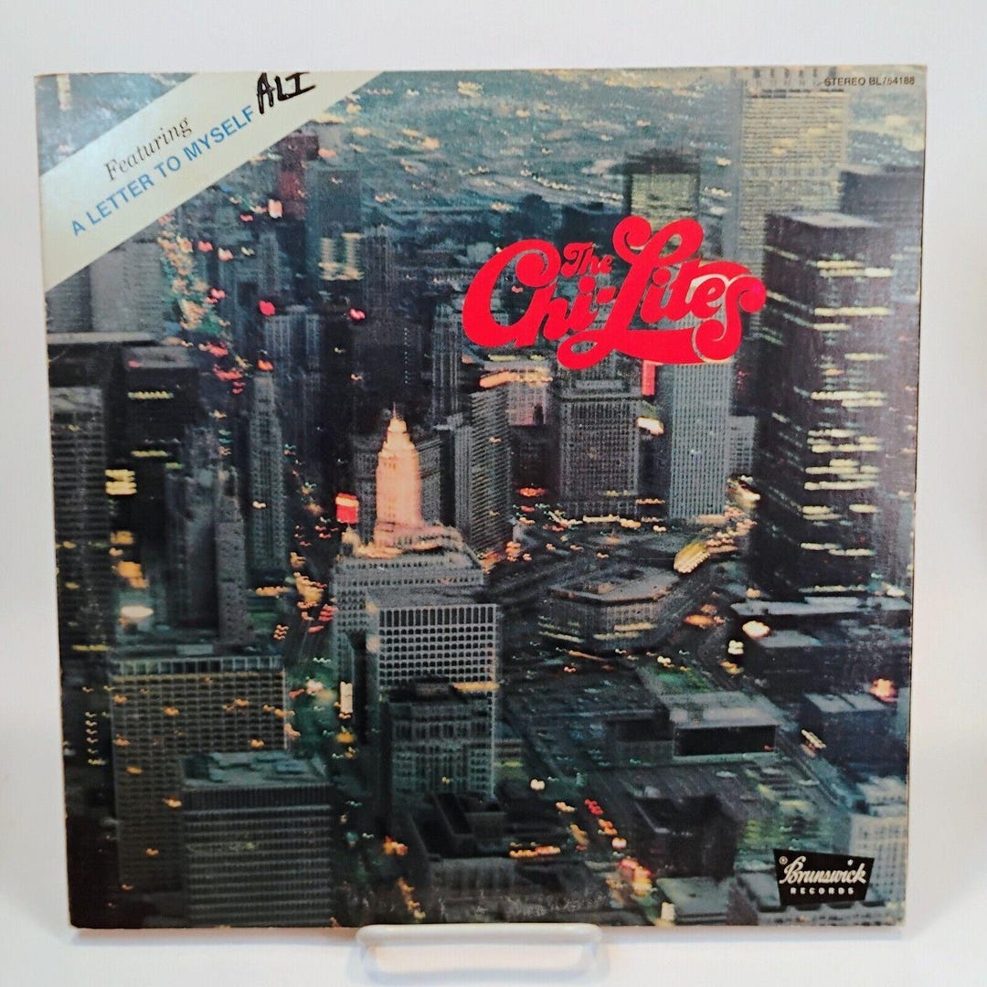 Vintage the Chi-lites- A Letter to Myself LP Album 1973 Brunswick BL ...
