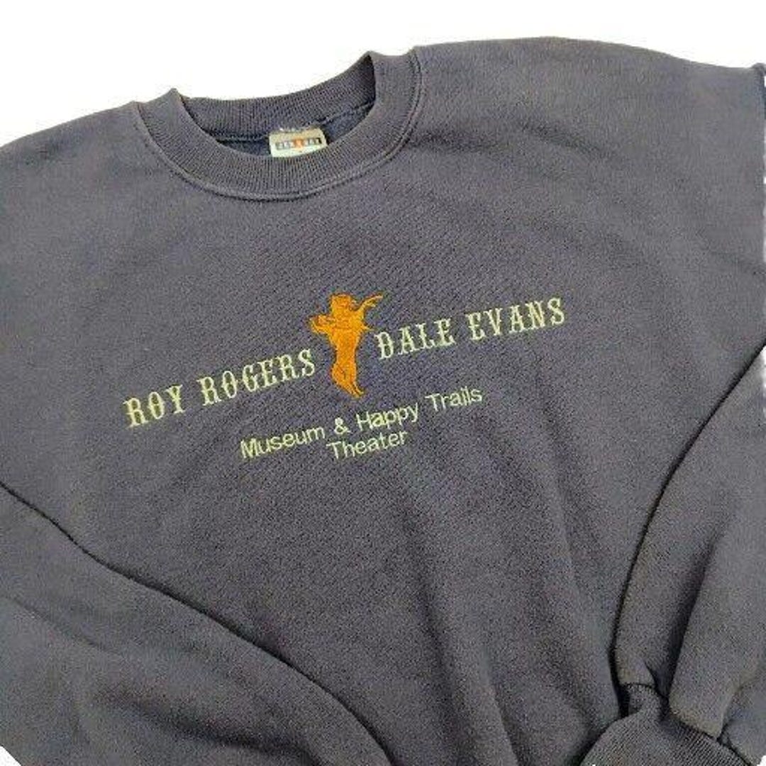 VTG Roy Rogers Dale Evans Museum & Happy Trails Theater Sweatshirt Men's Medium - Etsy