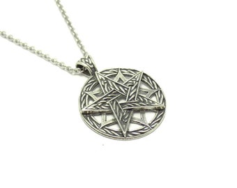 Pentagram necklace | Etsy