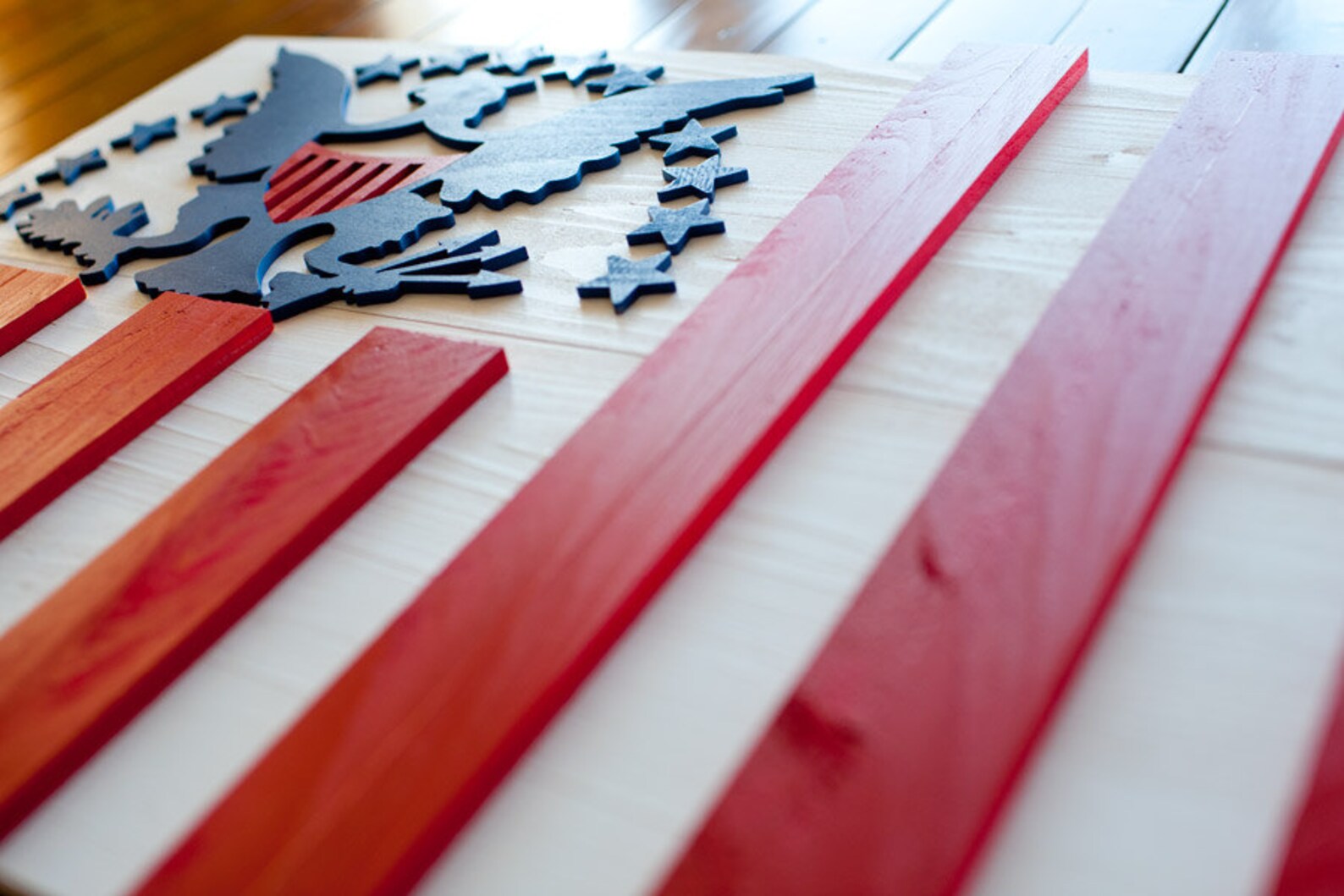 Ensign of the Revenue Cutter Service Flag, Coast Guard Wood Flag, US ...