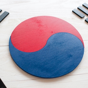 South Korea Wood Flag, South Korea Wooden Flag, South Korea Flag, Seoul ...