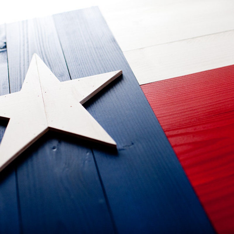 Wooden Texas Flag - Etsy