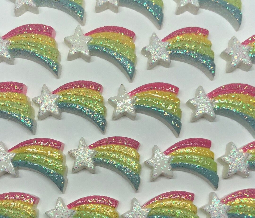 Glitter Star Magnet, Colorful Decor, College Apartment Decor, Fun ...