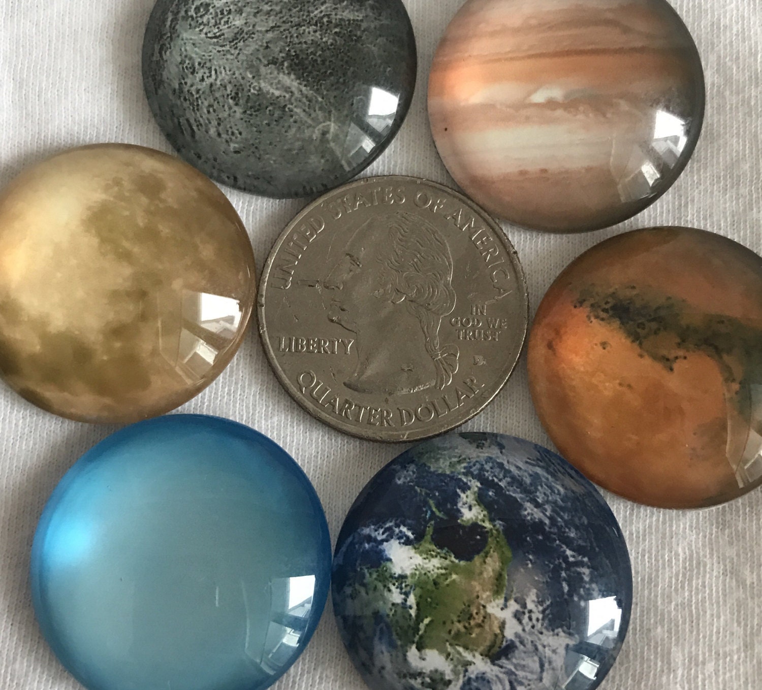 Planet Magnet Space Magnet Solar System Magnet Galaxy - Etsy UK
