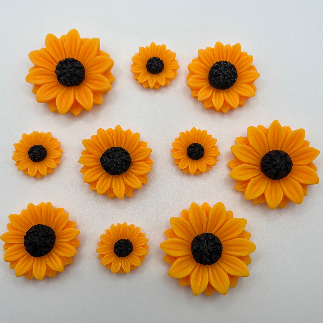 Sunflower Magnet Set, Fun Home Decor, Colorful Decor, Cute Magnet ...