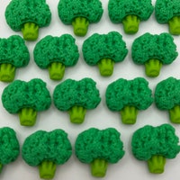 Broccoli Magnet, Engraved Wood - Etsy