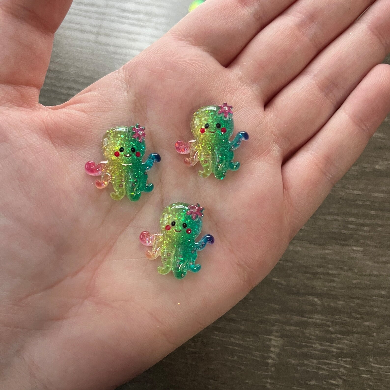 Beach Magnet, Glitter Mermaid Magnet, Octopus Magnet, Beach Decor, Fun ...