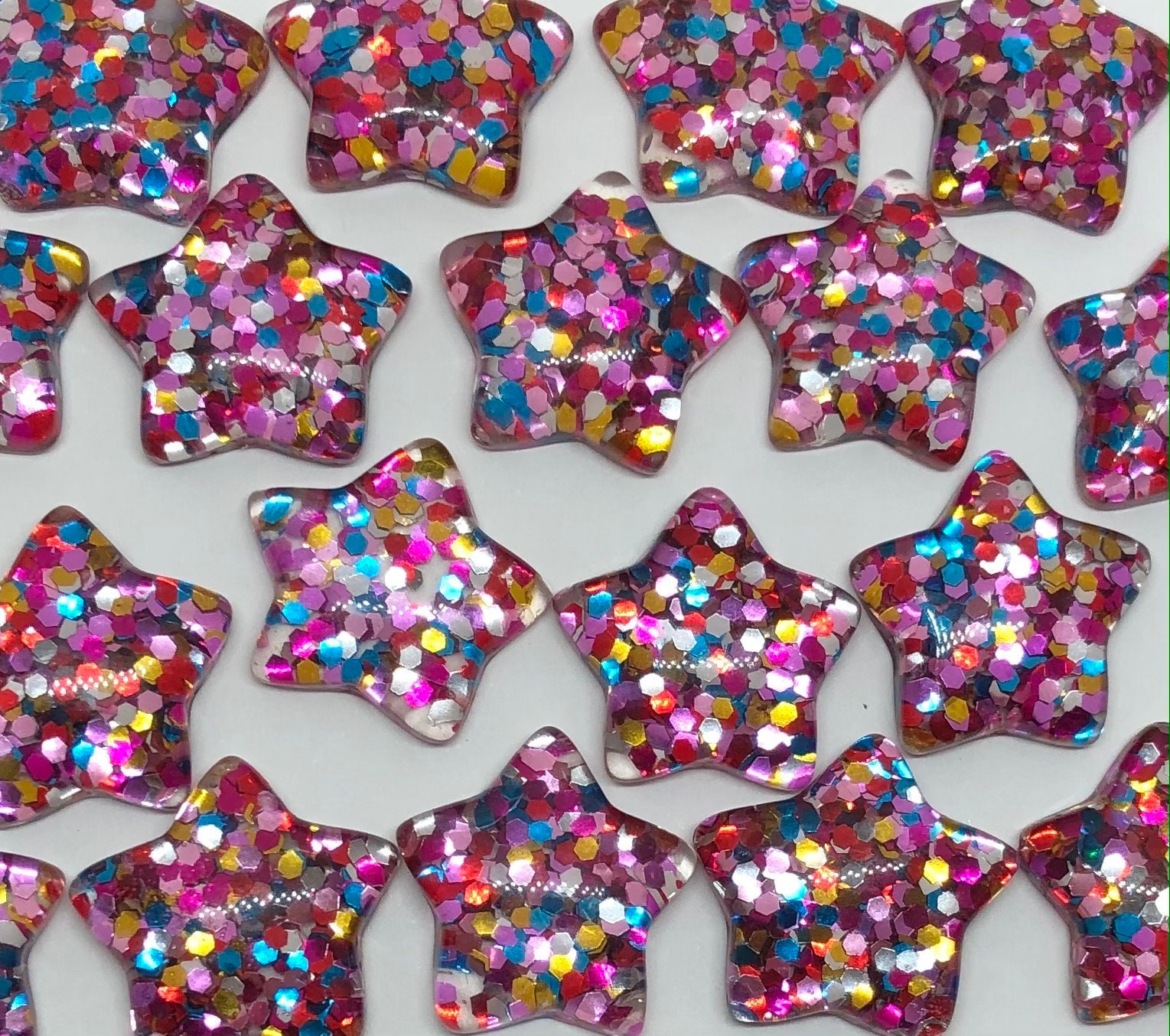 Glitter Star Magnet Colorful Decor Eclectic Decor College - Etsy Ireland