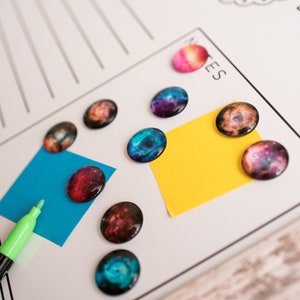 Galaxy Magnet, Space Magnet, Solar System Magnet, Planet Magnet ...